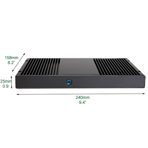 DEX5350 Digital Signage Fanless Mini PC System with dual HDMI supports ...